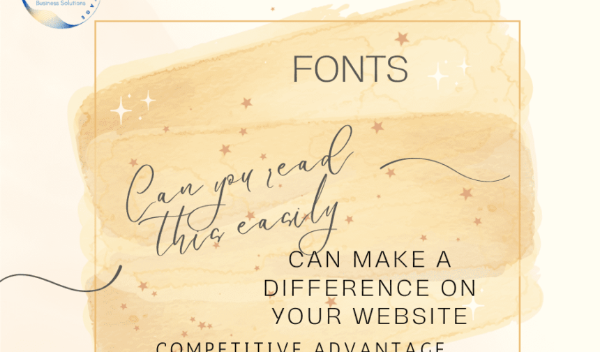 Use Familiar and Readable Fonts to Improve Website Usability